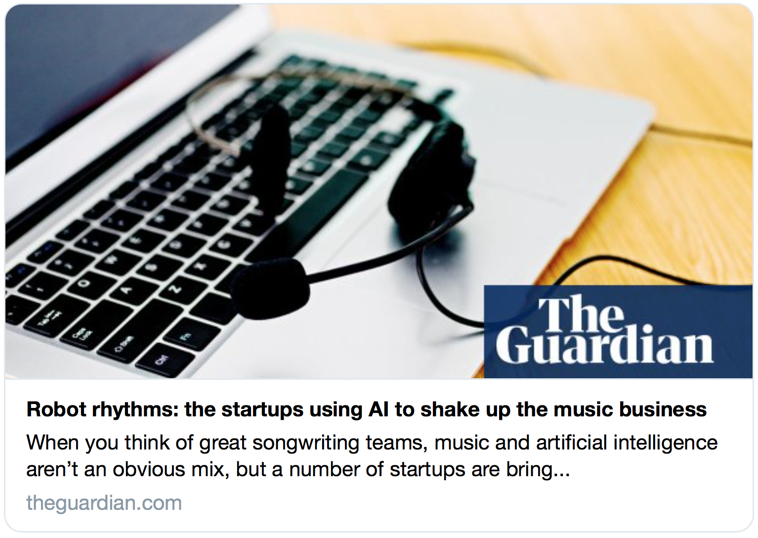Robot rhythms: the startups using AI to shake up the music business ...